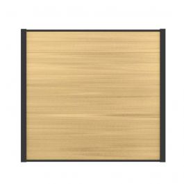 Premium WPC Sichtschutzzaun | Red Cedar